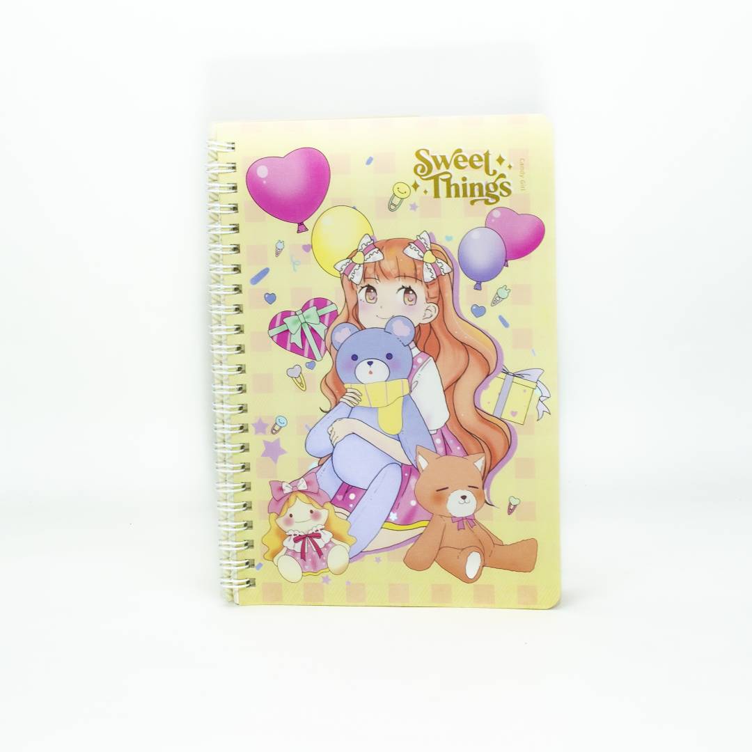Sweet Things Anime Notepad (Blue Teddy) - nsejt.mt