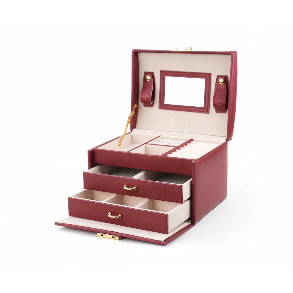 Red Medium Jewellery Box - nsejt.mt