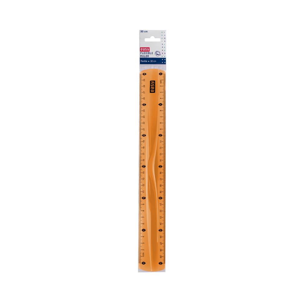 30cm Flexible Ruler (Orange) - nsejt.mt