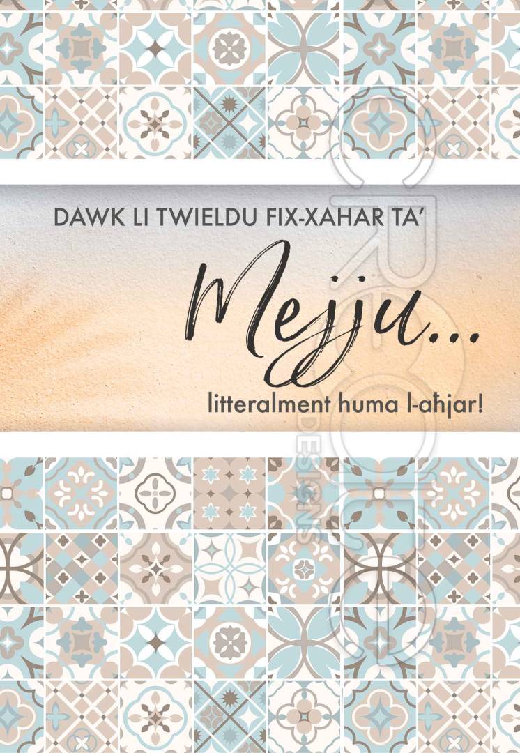 Kartolina għal min jagħlaq sninu fix-xahar ta' Mejju - nsejt.mt