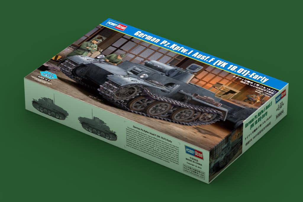 1:35 GERMAN PZKPFW.I AUSF.F (VK1801)- EARLY - Malta Scale Model Shop