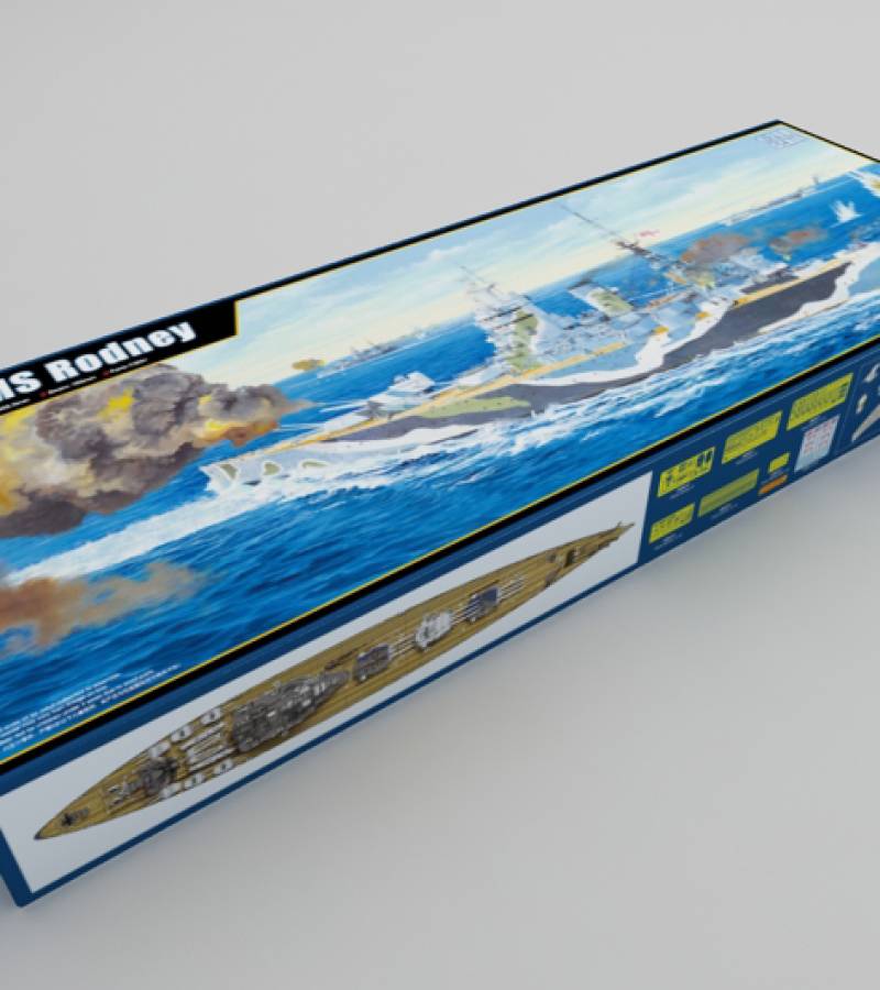 1:200 HMS RODNEY - Malta Scale Model Shop