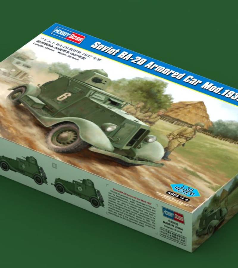 1:35 SOVIET BA-20 ARMOURED CAR MOD.1937 - Malta Scale Model Shop