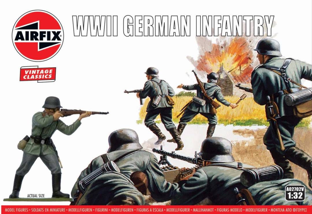 1:32 WWII GERMAN INFANTRY - Malta Scale Model Shop