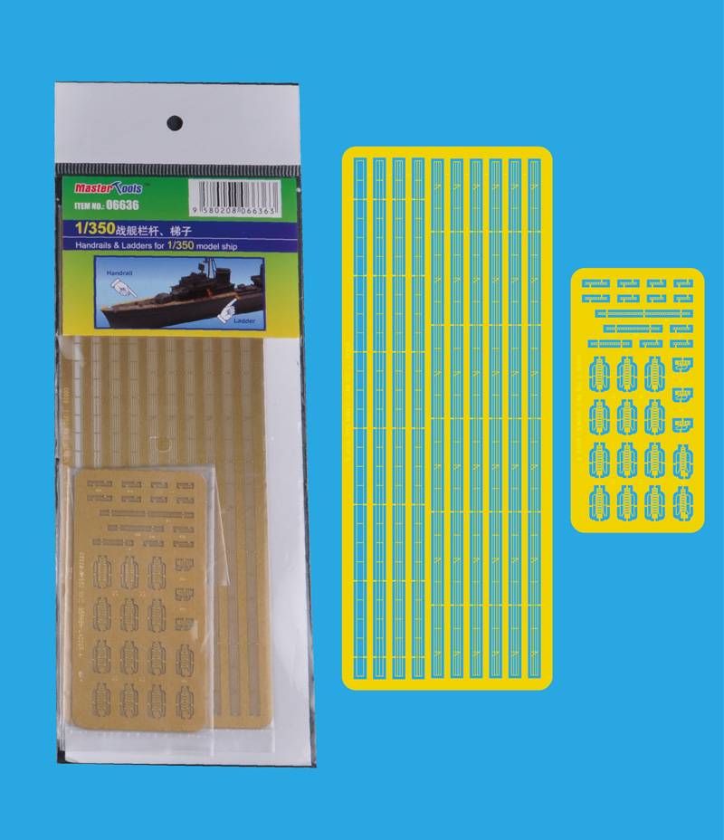 HANDRAILS & LADDERS FOR 1:350 MODEL SHIP - Malta Scale Model Shop