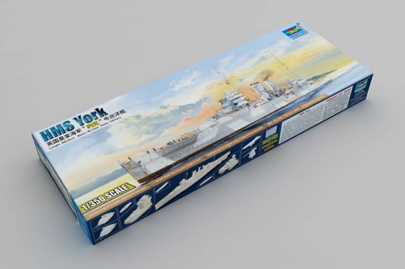 1:350 HMS YORK - Malta Scale Model Shop