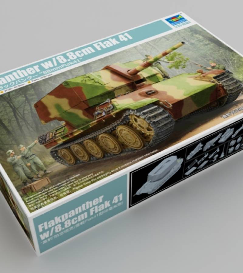 1:35 FLAKPANTHER W/8.8CM FLAK 41 - Malta Scale Model Shop