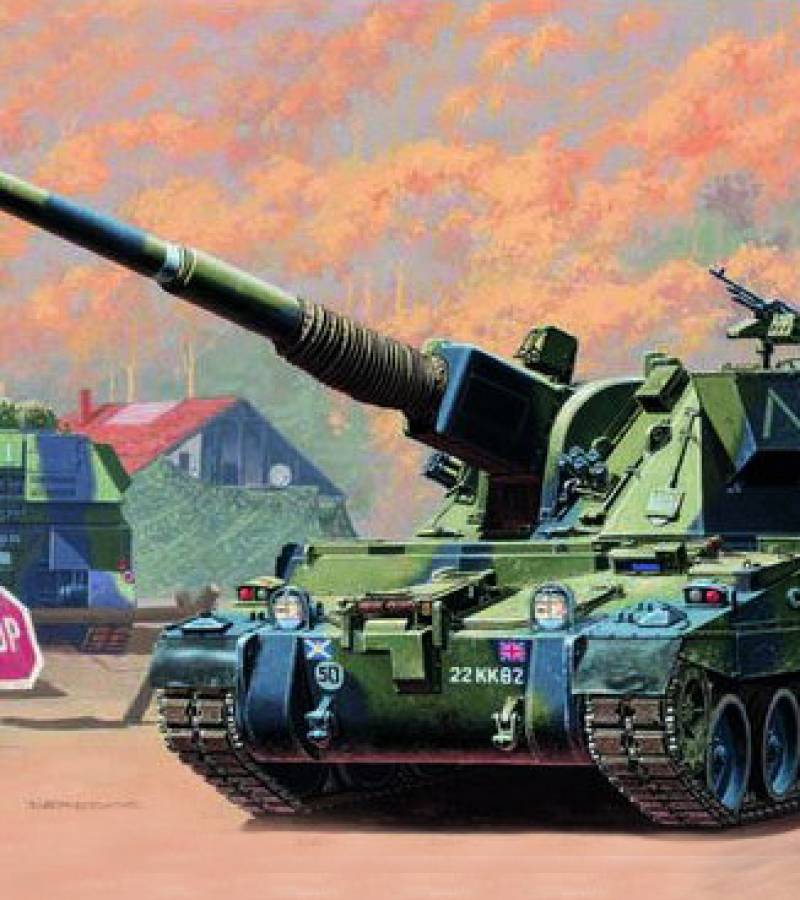 1:35 BRITISH 155mm AS-90 SELF-PROPPELLED HOWITZER - Malta Scale Model Shop