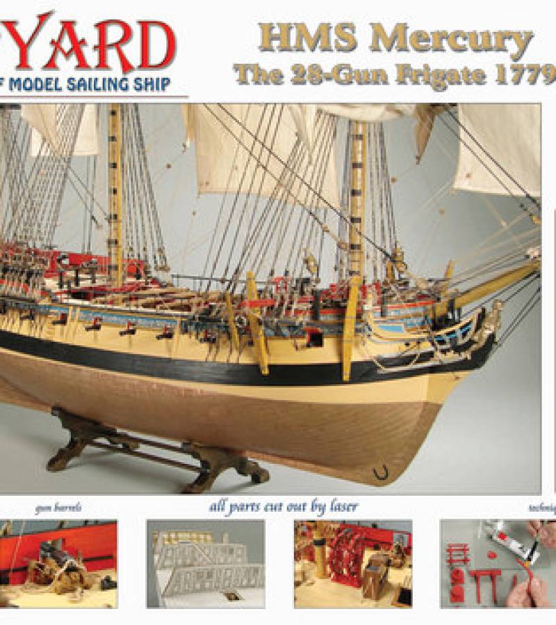 1:72 HMS MERCURY 1779 - Malta Scale Model Shop