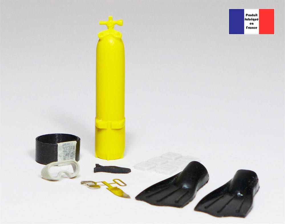 DIVER EQUIPMENT SCALE 1/10 - Malta Scale Model Shop