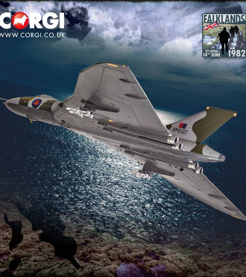 1:72 AVRO VULCAN B2 XM597 Corgi Diecast Model - Malta Scale Model Shop