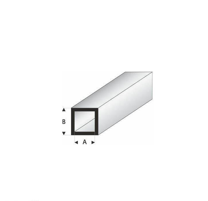 SQUARE TUBE STYRENE PROFILE 3,0x5,0mm - Malta Scale Model Shop