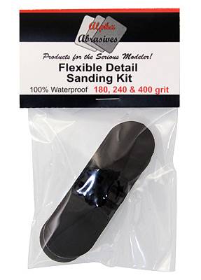 FLEXIBLE DETAIL SANDING KIT - Malta Scale Model Shop