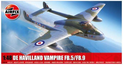 1:48 DE HAVILLAND VAMPIRE - Malta Scale Model Shop