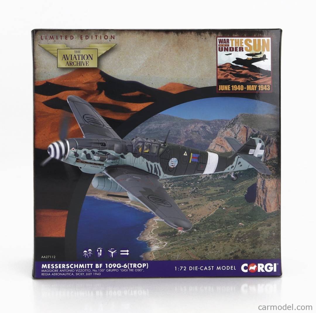 1:72 MESSERSCHMITT ME 109G - Malta Scale Model Shop