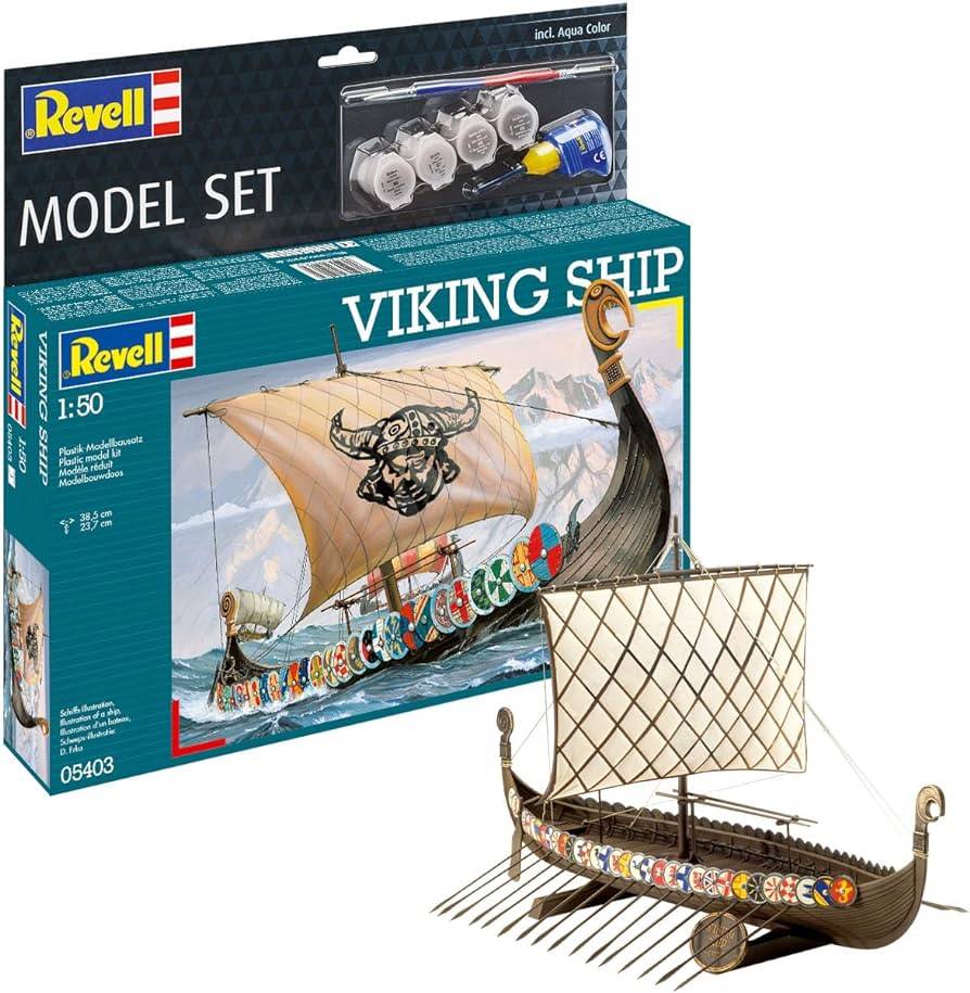 1:50 MODEL SET VIKING SHIP - Malta Scale Model Shop