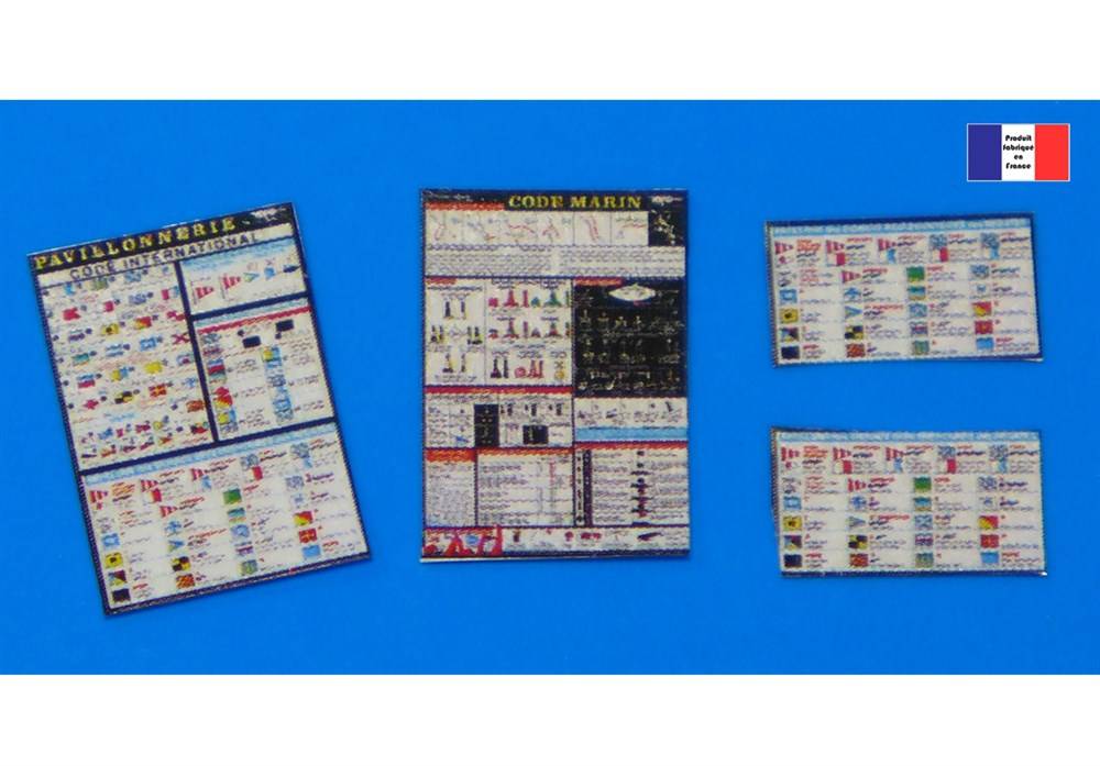 INT FLAGS & DISTRESS CODS 1/20 SCL - Malta Scale Model Shop