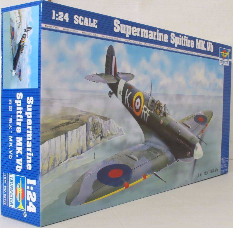 1:24 AIRCRAFT BRITISH SPITFIRE MK.VB SUPER MARINE - Malta Scale Model Shop