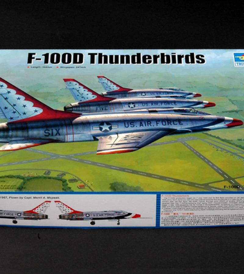 1:48 AIRCRAFT F-100D IN THUNDERBIRDS LIVERY - Malta Scale Model Shop