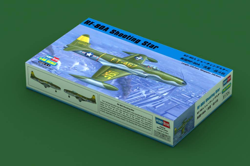 1:48 AIRCRAFT RF-80 SHOOTING STAR FIGHTER - Malta Scale Model Shop