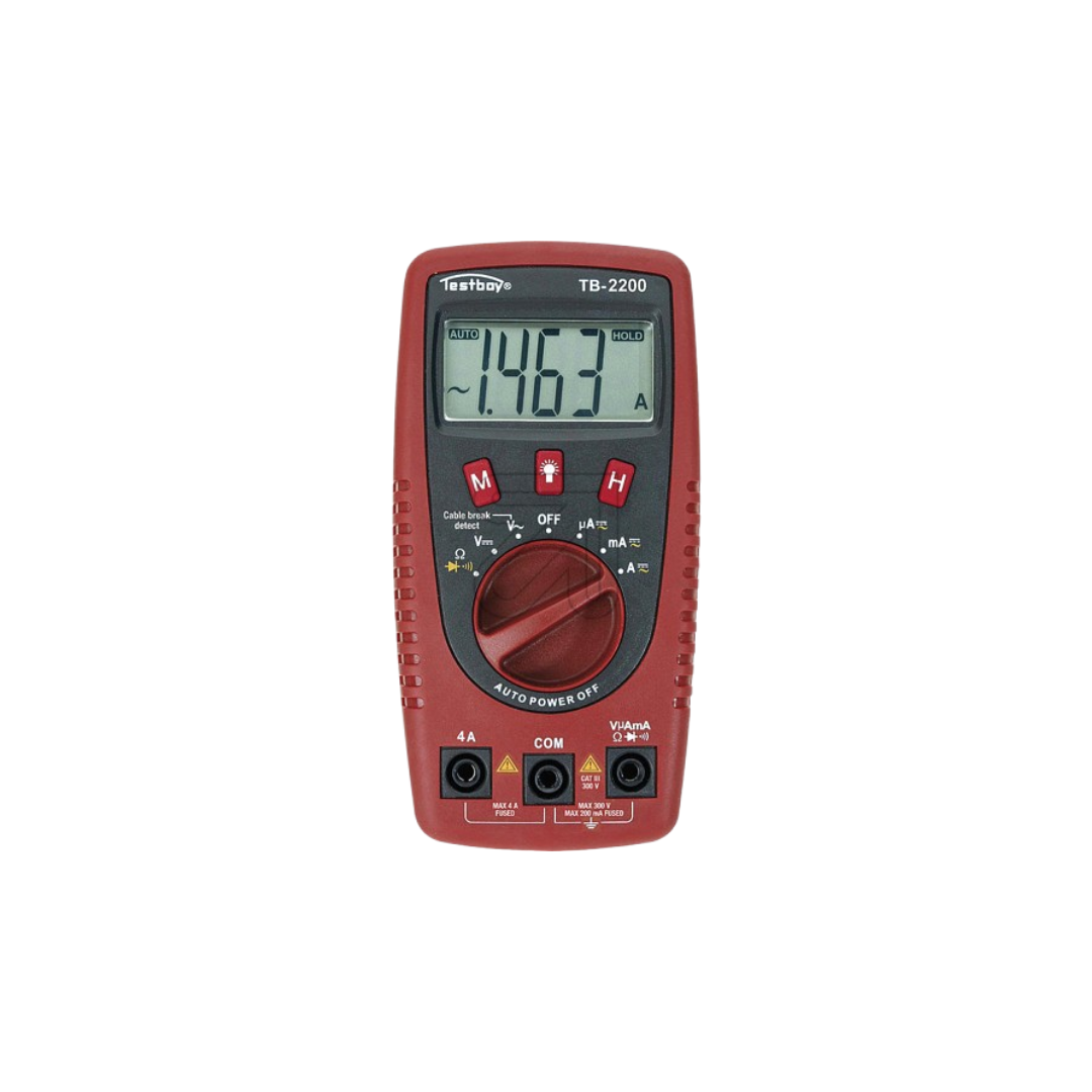 Testboy 2200 Digital multimeter w cable break detector & LED torch - C ...