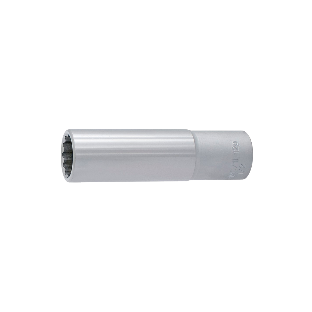 Socket 1/2`, long type, 12 point 19mm - C&S Tools