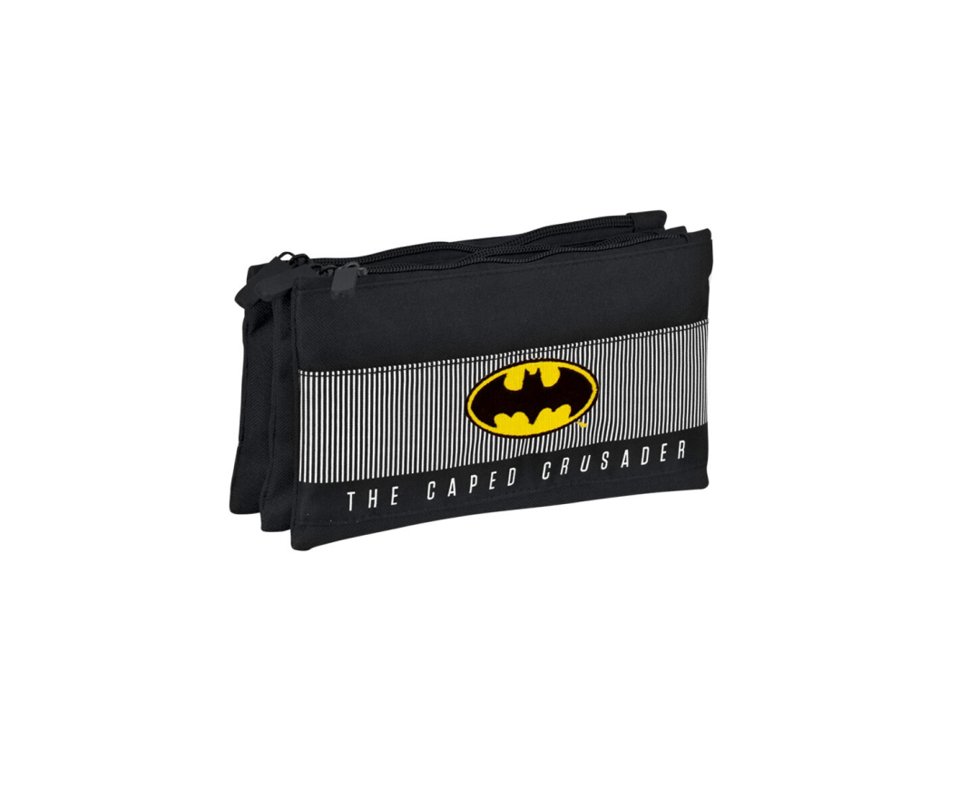 Batman Triple Pencil Case - TinyTwinkleMalta