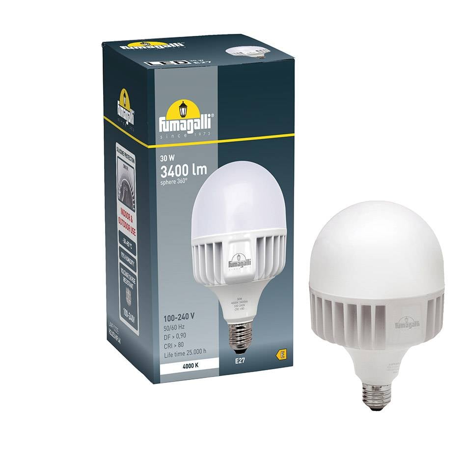 LED HIGH POWER E27 30W = 50w HQI-SON 4000K - Calleja Ltd.