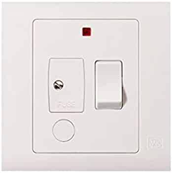 MK ESSENTIALS SPUR SWITCH OUTLET NEON 13A (Bx10) - Calleja Ltd.