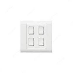 MK ESSENTIALS SWITCH FLUSH 4G 2W 3x3 (Bx10) - Calleja Ltd.