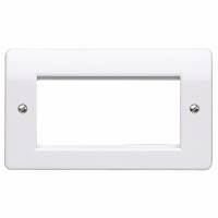 LOGIC PLUS MK EURO MODULAR FRONTPLATE 2G 4MODULE - Calleja Ltd.